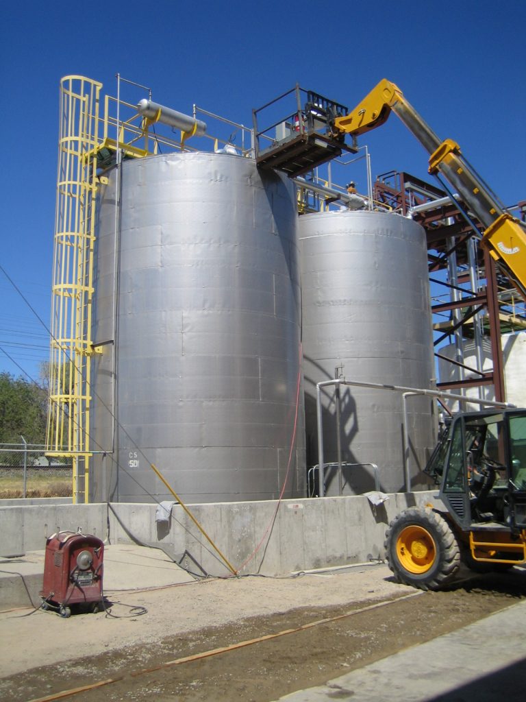 food oil blending tanks | Pulsair® - World Leader in Large Bubble Mixing